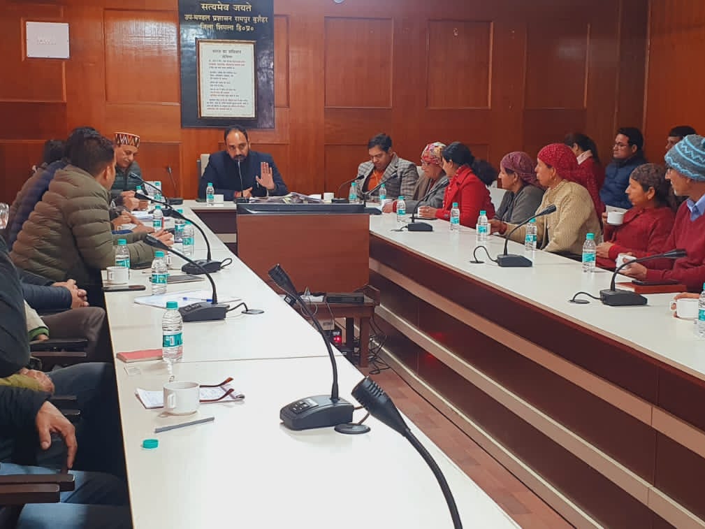 Shimla : Rampur, Luhri Hydro Electric Project. SDM Surendra Mohan ...