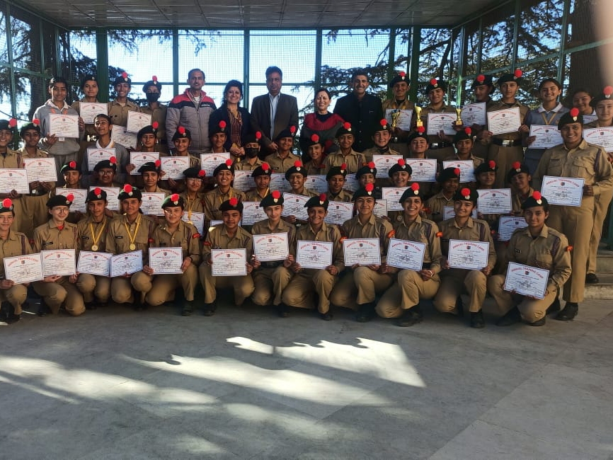 NCC Camp: Portmore School Shimla, ncc cadets, ncc volunteers | शिमला के ...