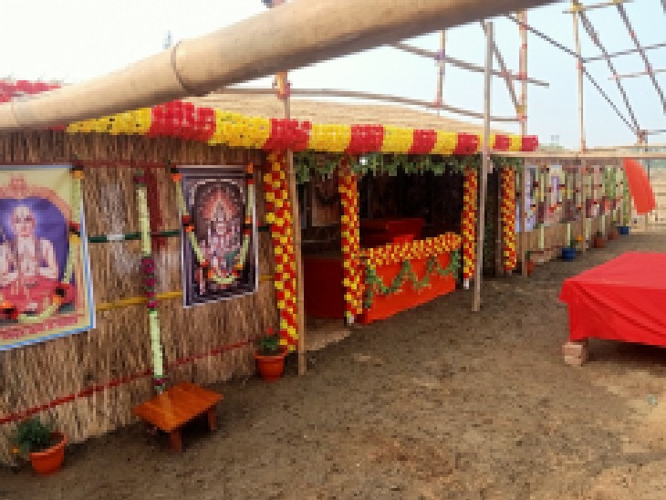 Haidarnagar: Preparation for Yagya in Devi Dham premises, arrival of ...