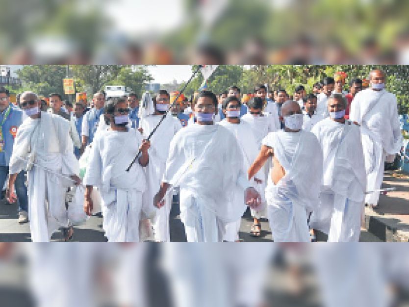 Arrival of Acharya Mahashraman after a decade, welcomed at every step ...