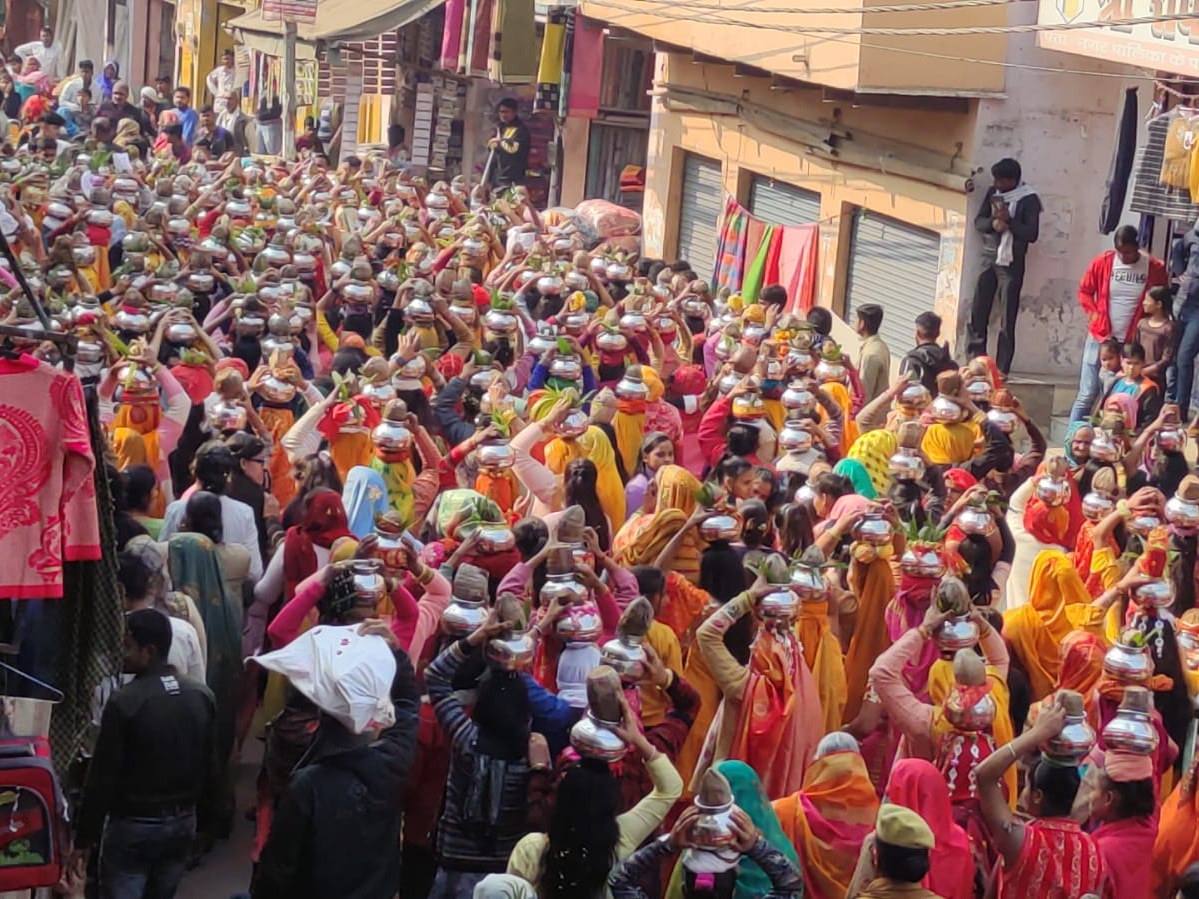 Organized on the fifth foundation day of Gufa Dham Ashram, the program ...
