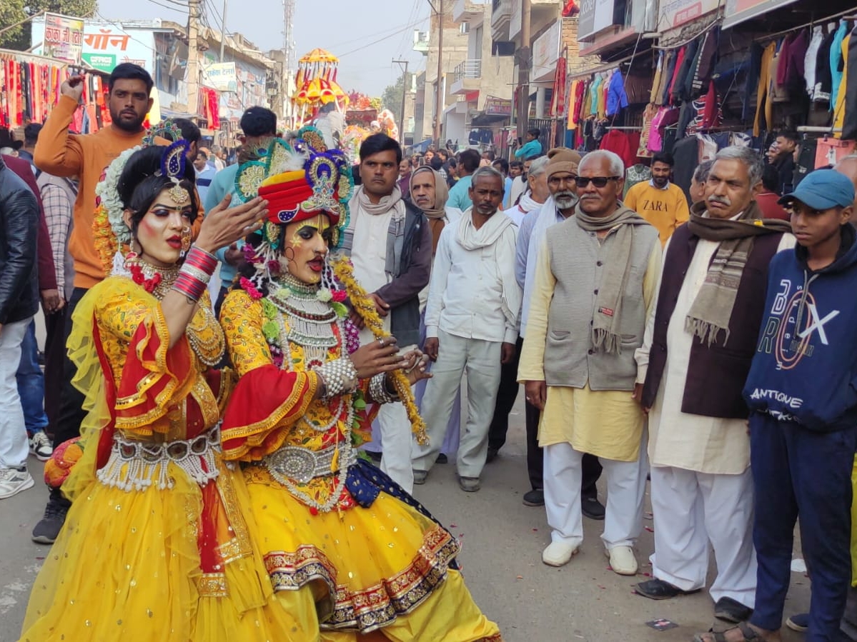 Organized on the fifth foundation day of Gufa Dham Ashram, the program ...