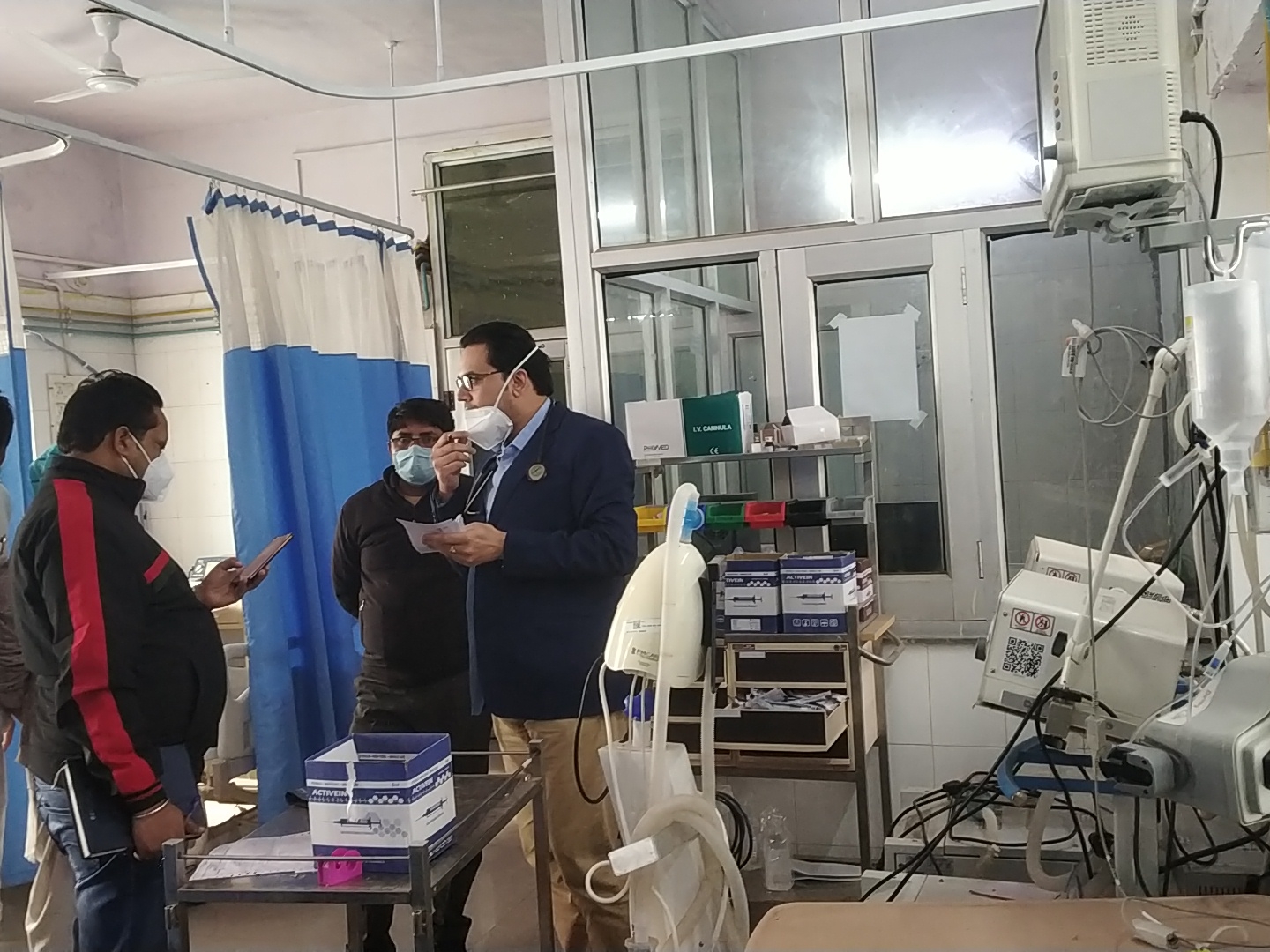 ICU and isolation center ready in district hospital, chief medical ...