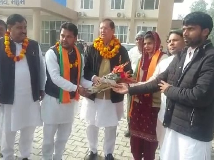 Rohtak News; Navneet became unanimously chairman of Meham block ...