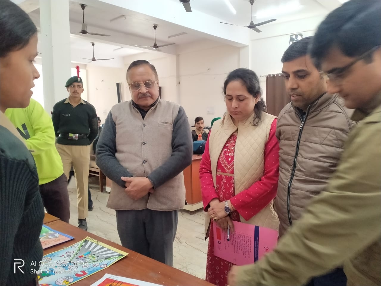 Una : Una PG College, Road safety, Poster Competition, Satdev Bhardwaj ...