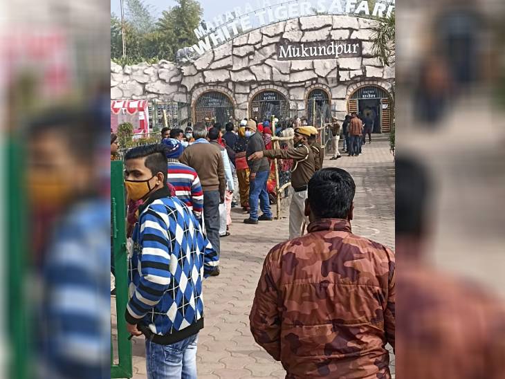 New Year 2023: Purwa including Keoti Falls of Rewa district, crowd ...