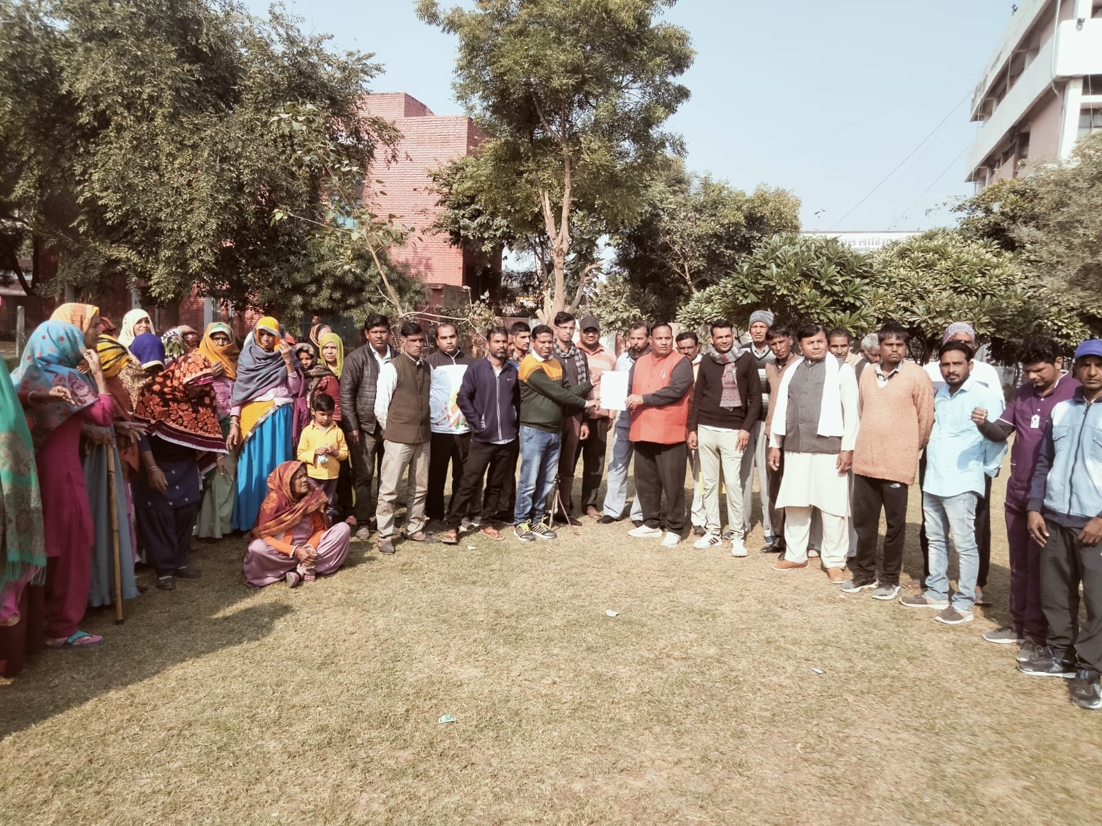 Illegal encroachment on SC community center in Narnaul, memorandum to ...