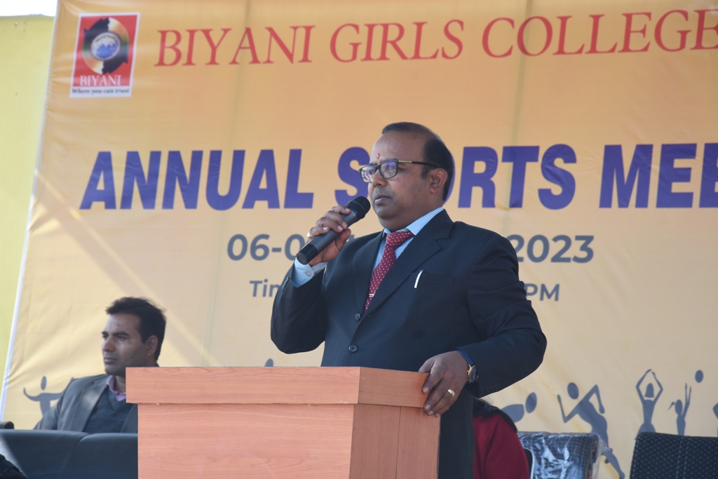 Girl students showed strength in sports competition in Biyani College ...