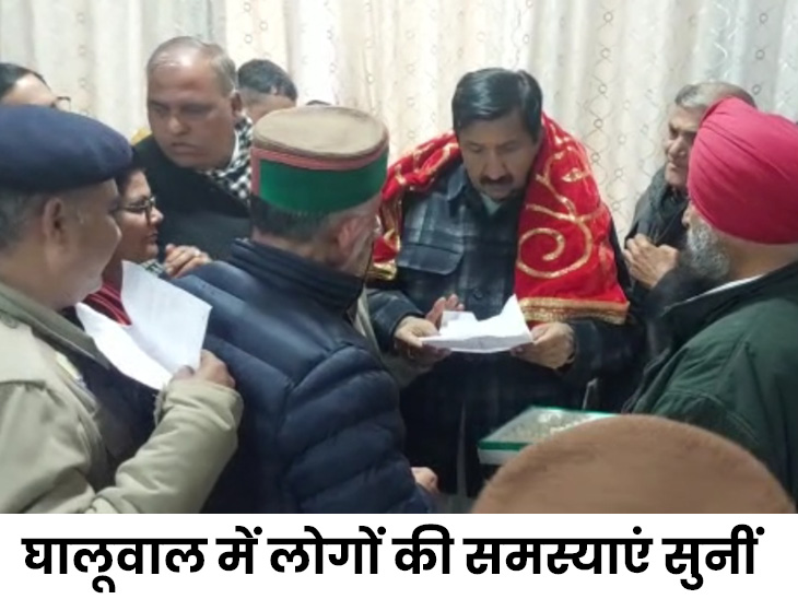 Una : Himachal Deputy CM Mukesh Agnihotri visit to Ghaluwal, Dc Raghav ...