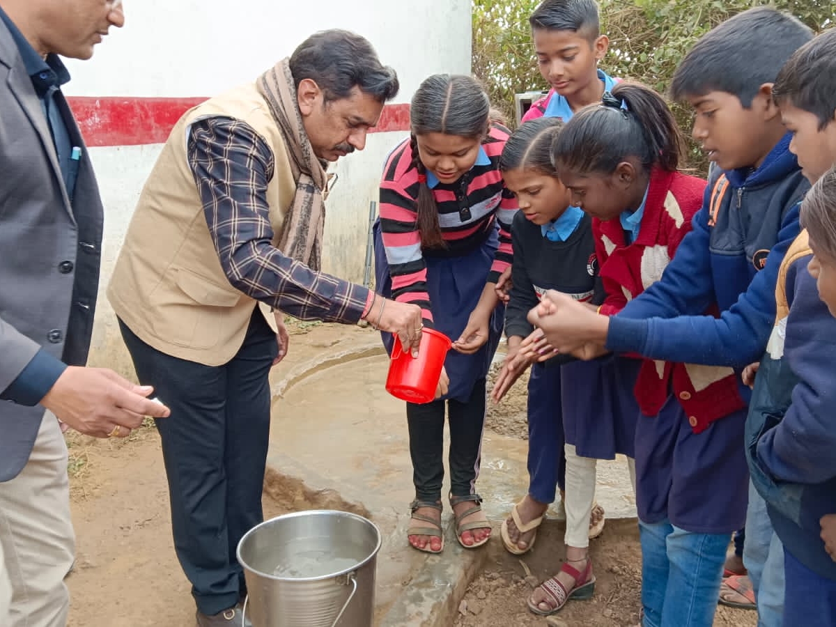Saw the quality of food after reaching the government school of ...