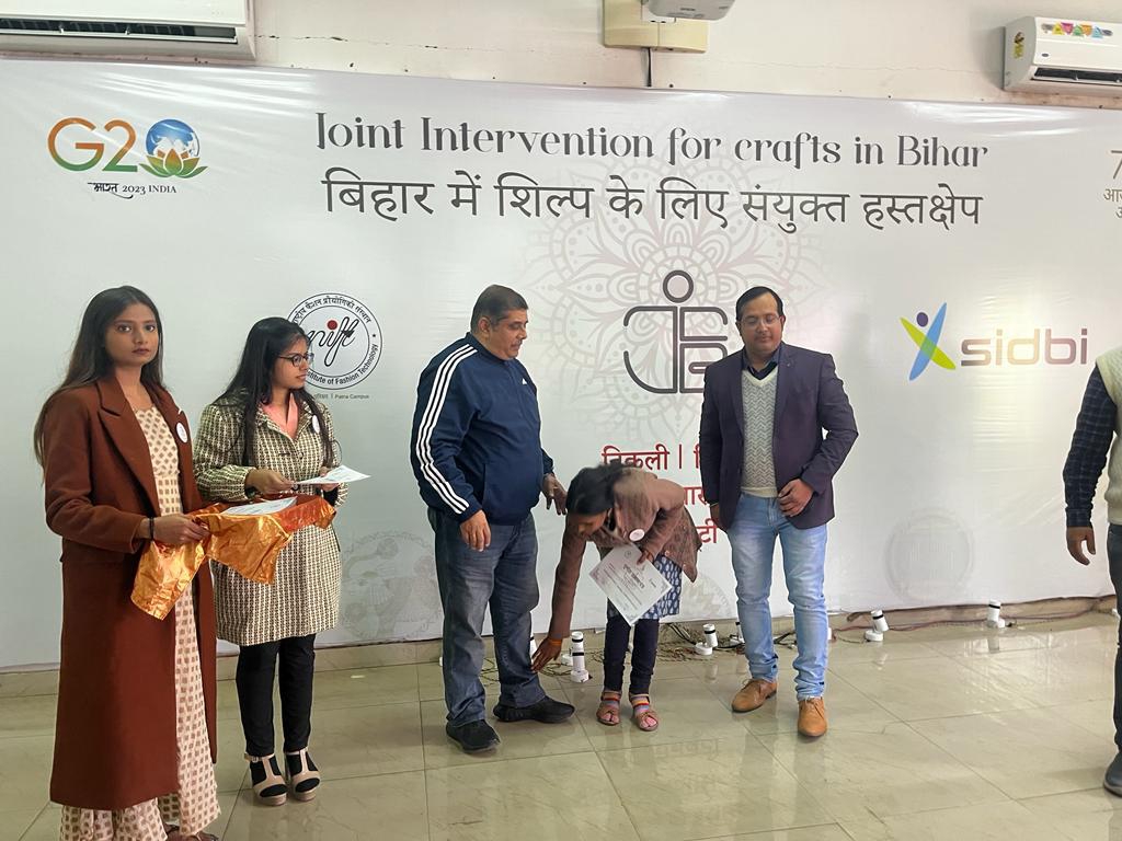 Handicrafts training organized at NIFT Patna ends, The program lasted ...