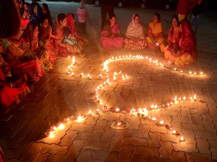 Dev girls of Haridwar performed Deep Yagya at Bagbeda Dispensary ground ...