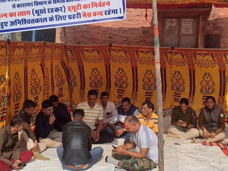 Jail staff in Rajasthan's Pali give up food in support of demands ...
