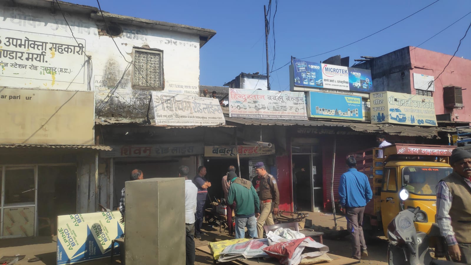 Nazul's land was encroached and constructed, when the action reached ...