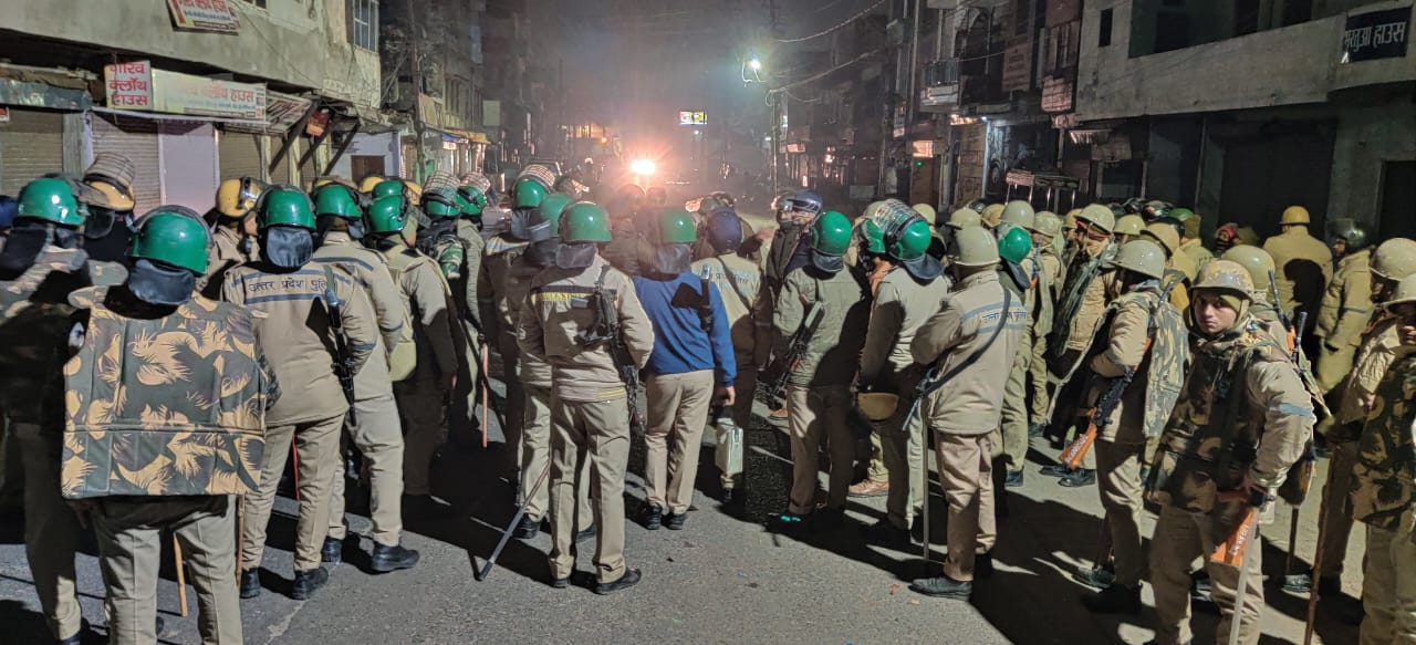 Force-PAC of 10 police stations deployed in Sarai Sultani, Magistrate ...
