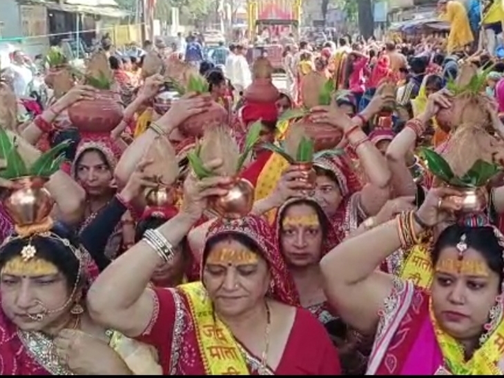 Thousands of devotees participated in the program, grand procession ...