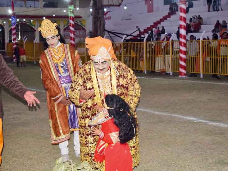 When Janak plowed, Goddess Sita was born from the earth. | रामलीला राम ...