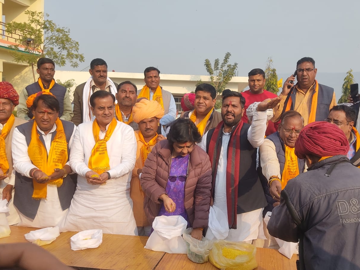 Preparations for the appearance festival of Lord Devnarayan, MP Sukhbir Singh and BJP National ...