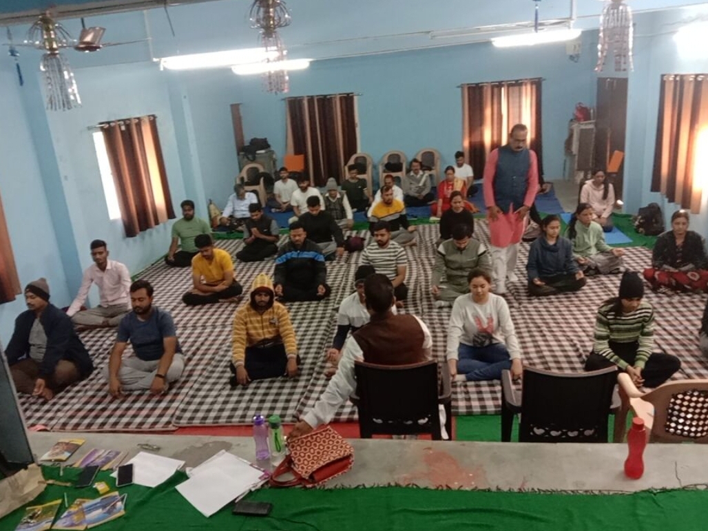From January 19, the art of living was being taught everyday, the ...