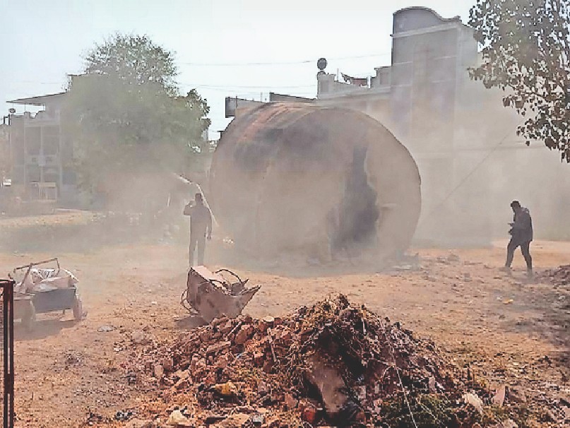 In Arjun Nagar, 23 years old water tank ground, garden will be built ...