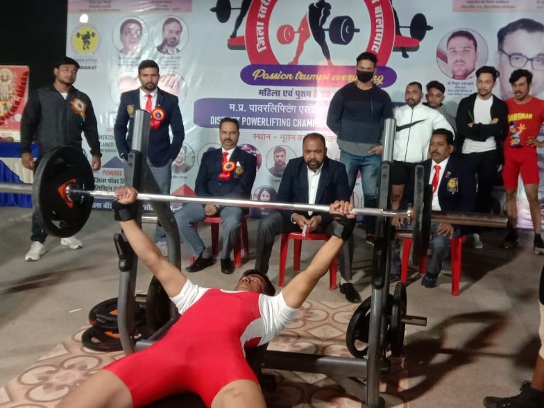 Power lifting competition was organized, best players were awarded ...