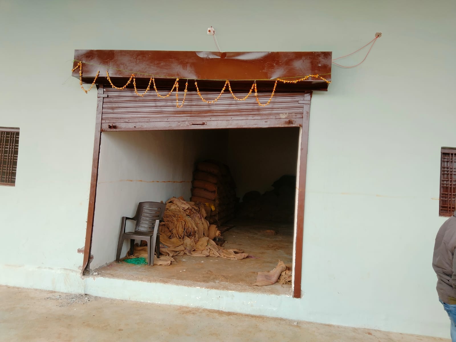 : Hundreds of sacks filled with soybeans were taken away from the ...