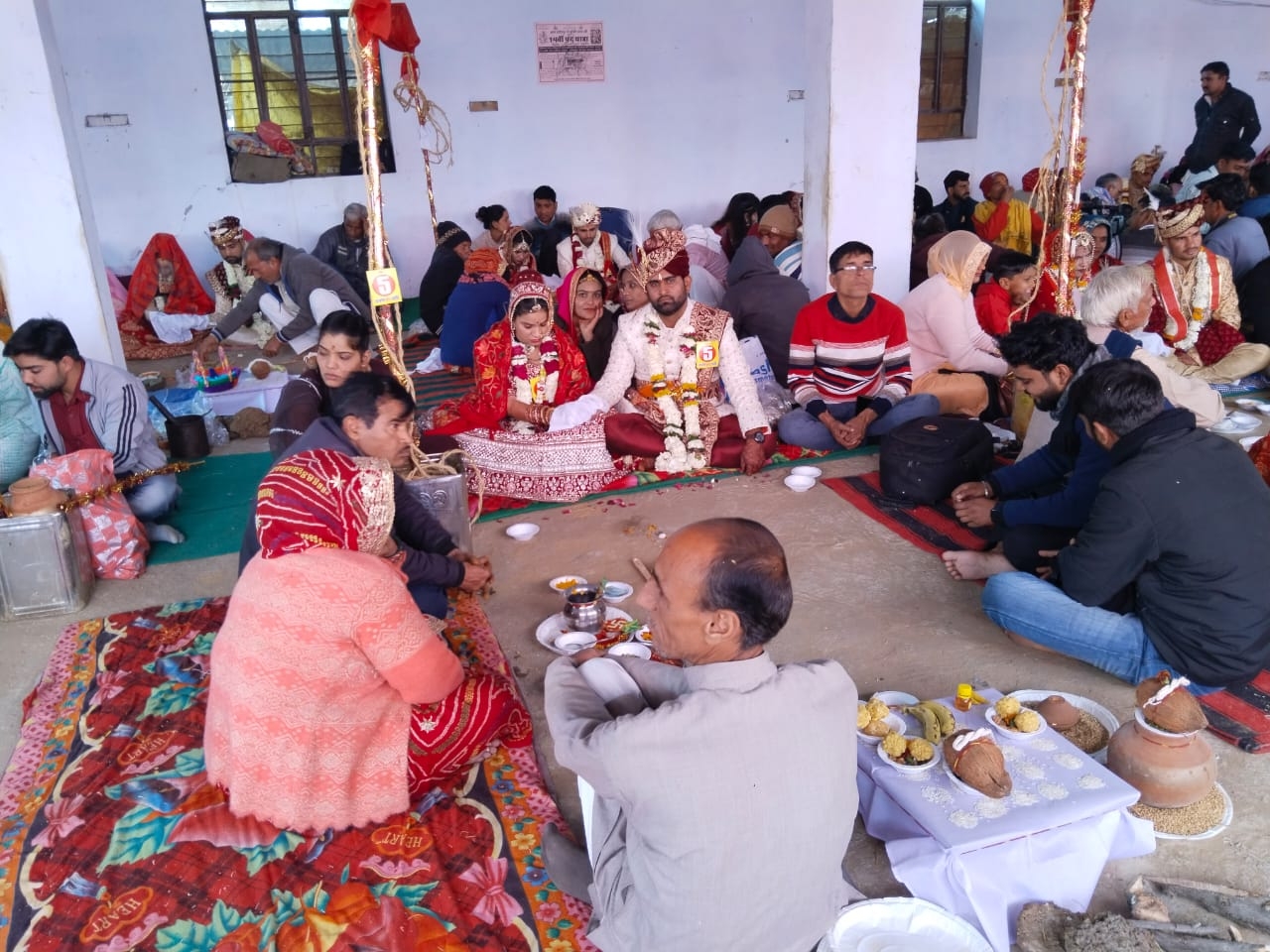 .. The third mass marriage conference was held at Raisar's Baki Mata ...