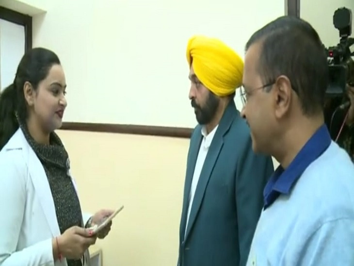 Bhagwant Mann CM Punjab | Arvind Kejriwal Amritsar Visit| Punjab Mohalla clinics Inauguration ...