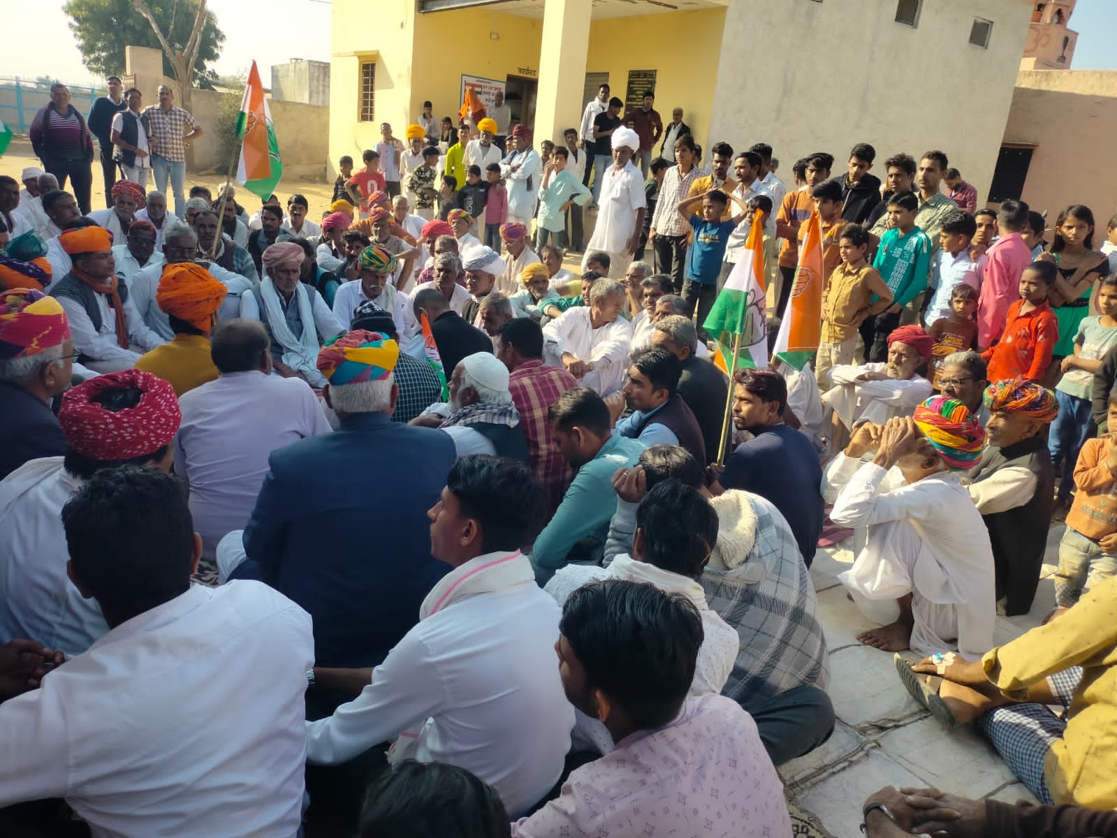 Started in Lambiya of Jaitaran, 12 kilometer long walk | कांग्रेस का ...