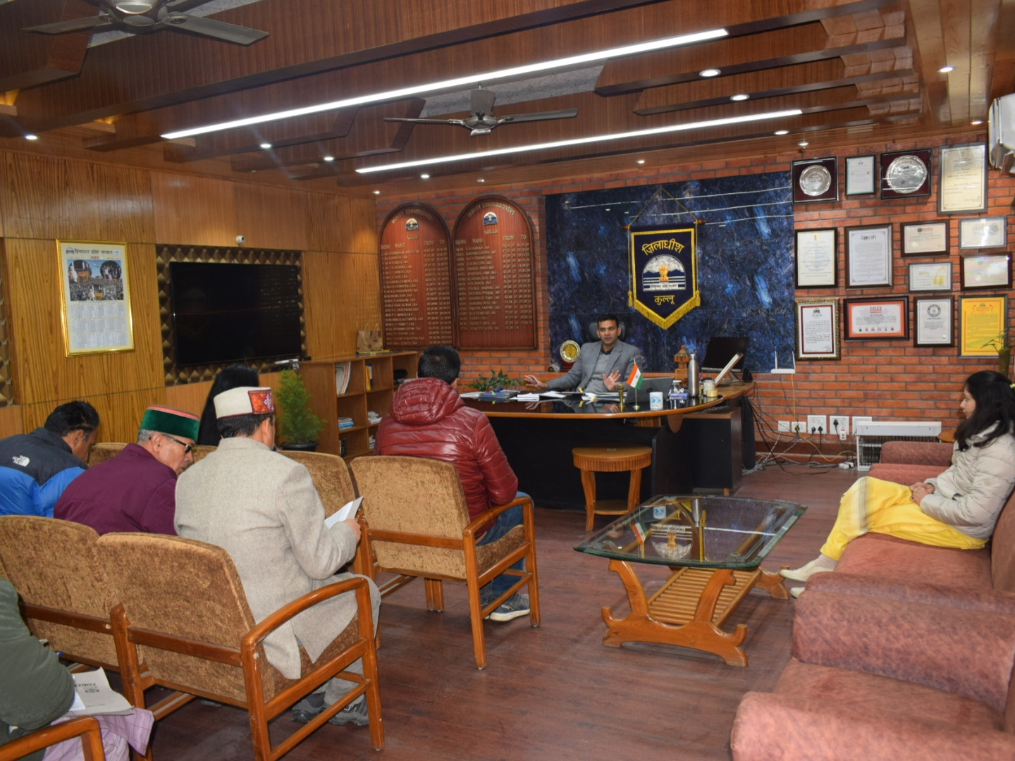 Kullu DC Ashutosh Garg Officials Meeting Regarding Indoor Sports ...