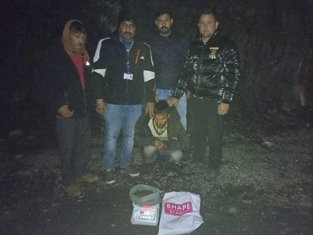 Chamba : Young man caught with charas in Chamba, Saluni-Kihar Road ...