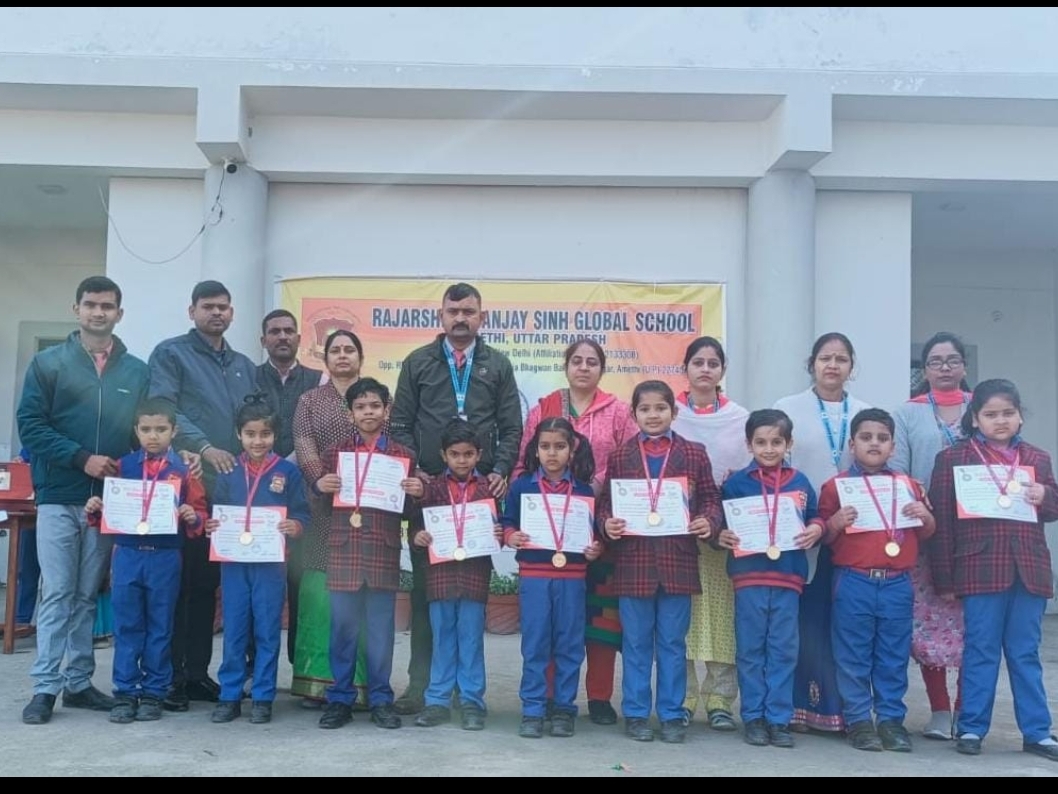 Ritanshu Singh and Anupam Pandey got National Hindi Pratibha Samman in ...