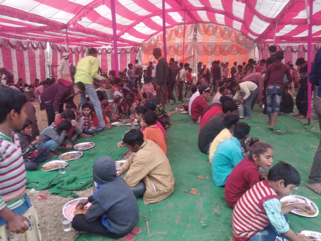 Done with full offering and grand Bhandara, thousands of devotees ...