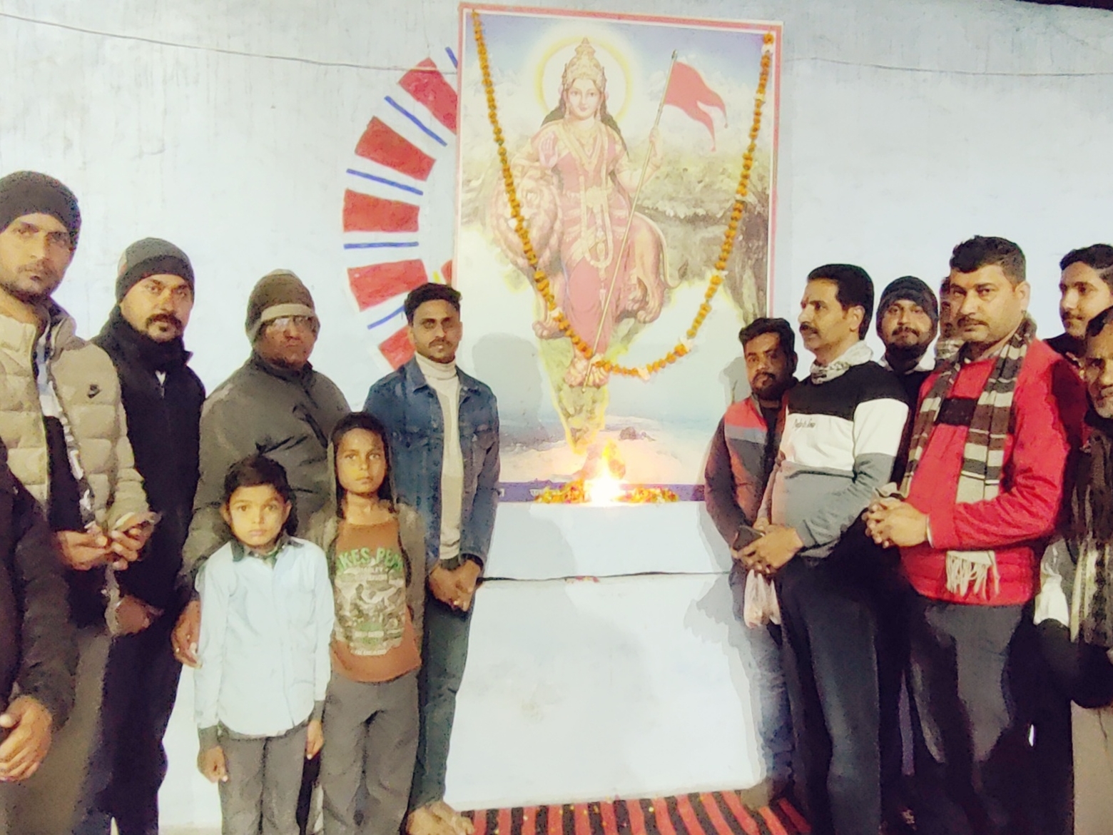 Volunteers took part, organized in Jaitaran Bagda Balaji Temple | भारत ...