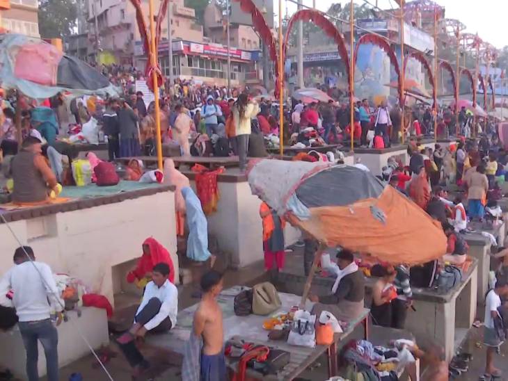 Maghi poornima snan 2023: Lakhs of devotees reached Sangam since night ...