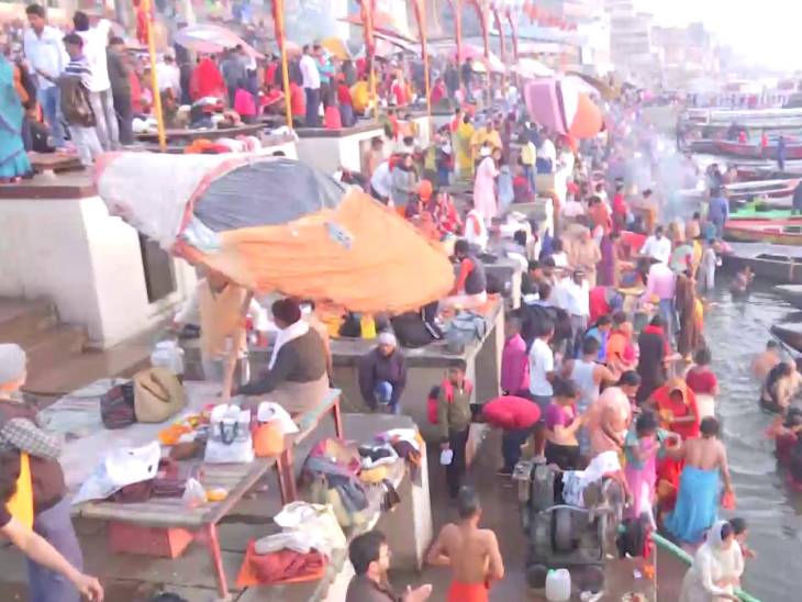 Maghi poornima snan 2023: Lakhs of devotees reached Sangam since night ...