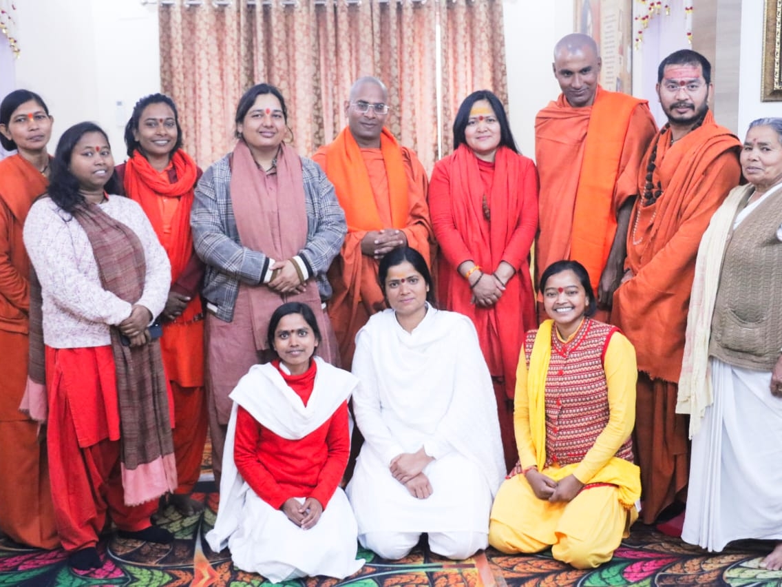 Entered the ascetic life in the presence of Sadhvi Ritambhara in ...
