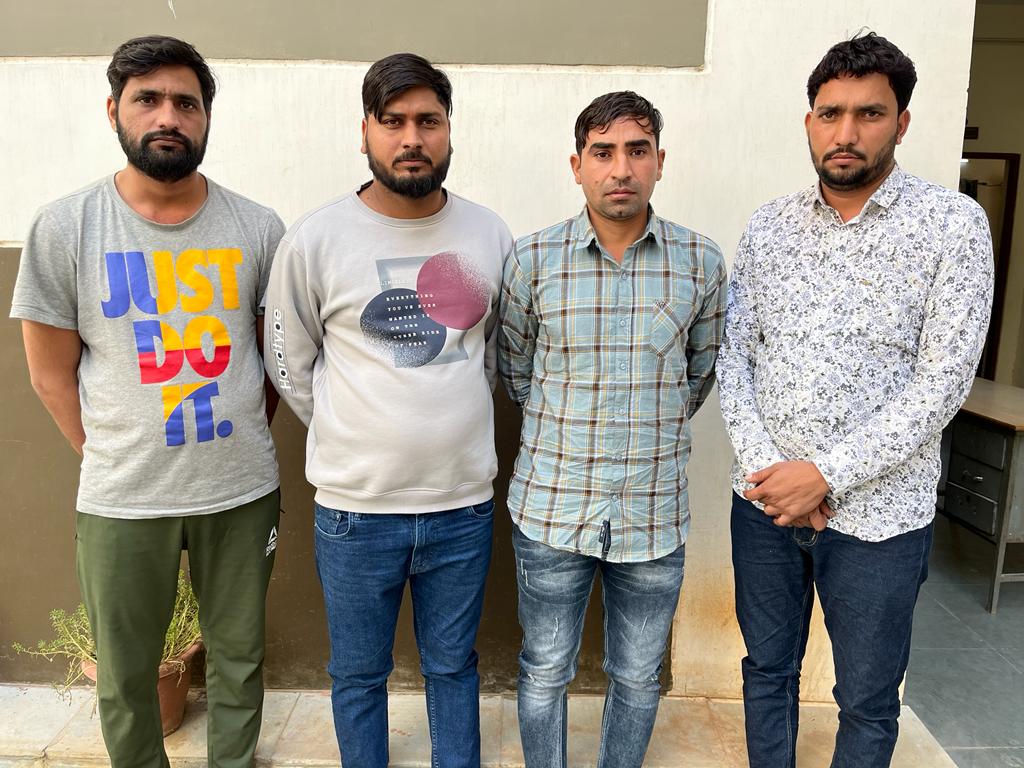 Police caught four miscreants by doing three actions one after the ...
