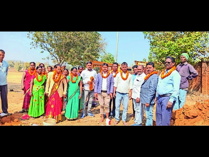 Foundation stone of Dhumkudia housing laid in tribal village | चुरचू ...