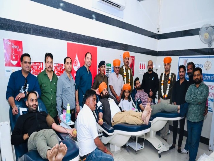 City residents participated in Blood Heroes campaign | थैलेसिमिया ...