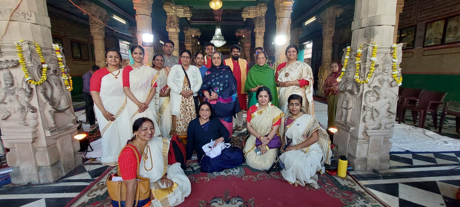 Artists from Delhi gave a presentation in Vrindavan, singing the famous ...