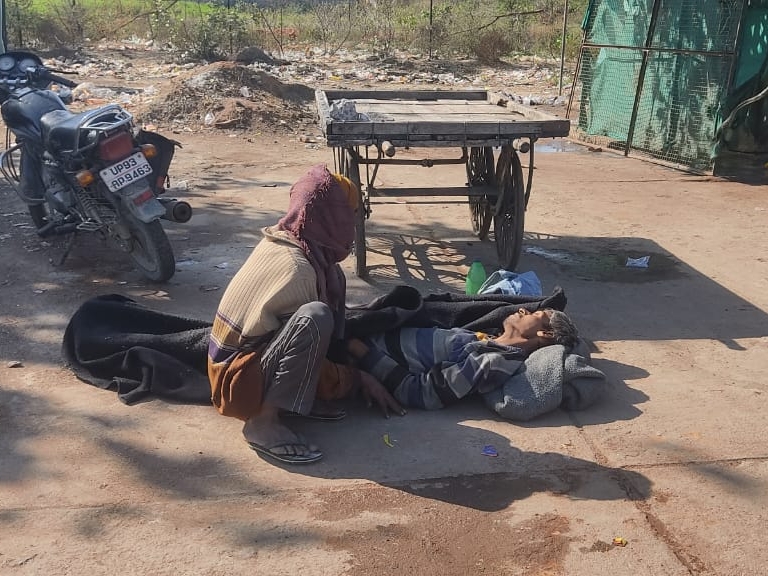 The relatives do not have the money to take the dead body home, the ...