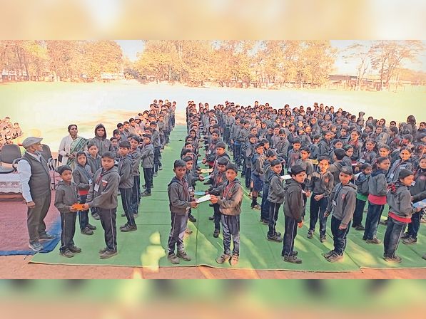 Farewell given to fifth class students in KV Kusmunda | प्राचार्य का ...