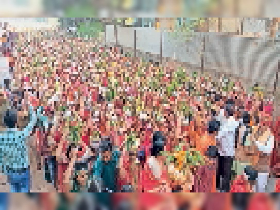 1157 meters long grand Kalash Yatra started in the city amid the cheers ...