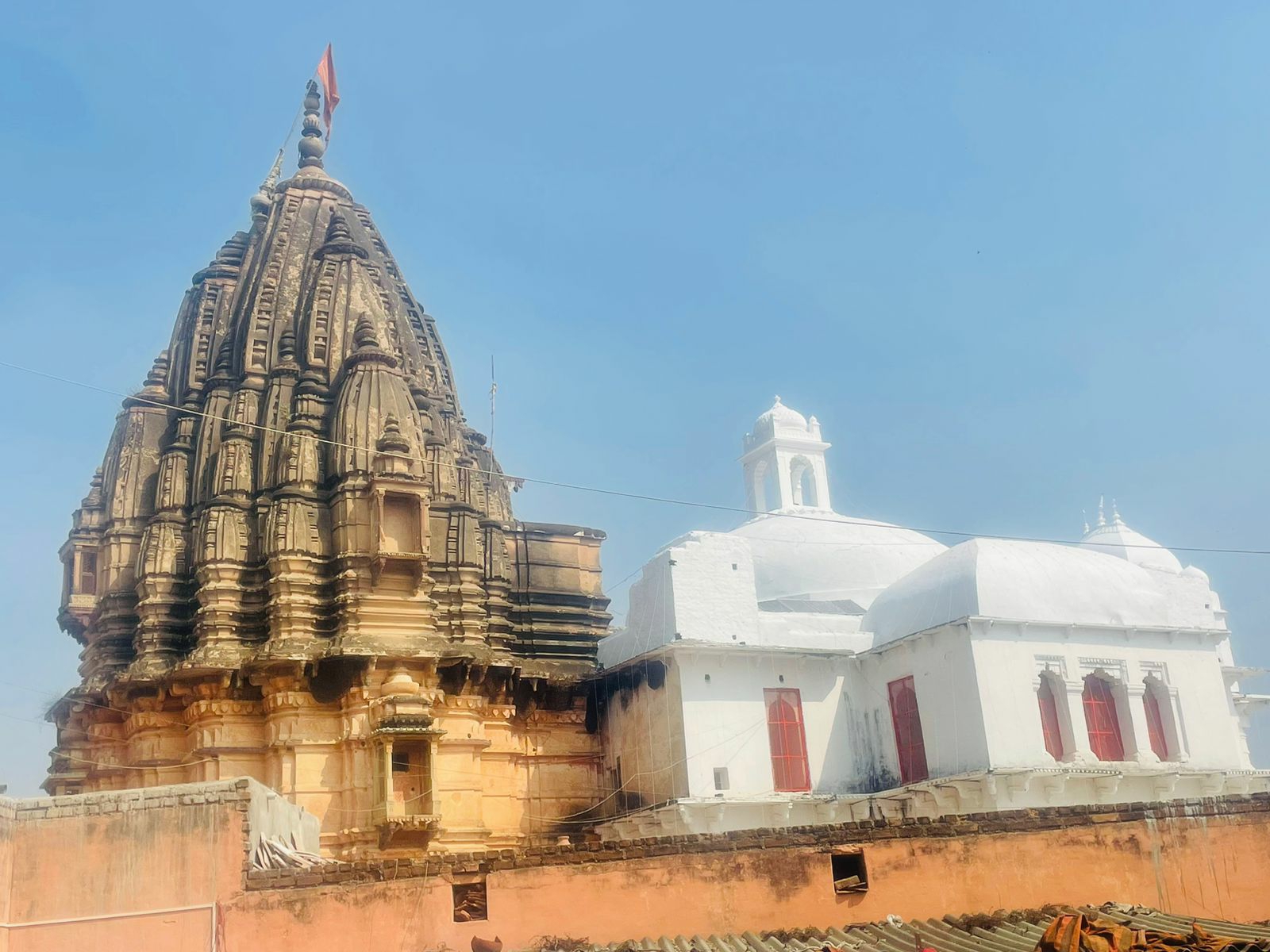 A huge fair is held on Mahashivratri, the temple is located at the ...