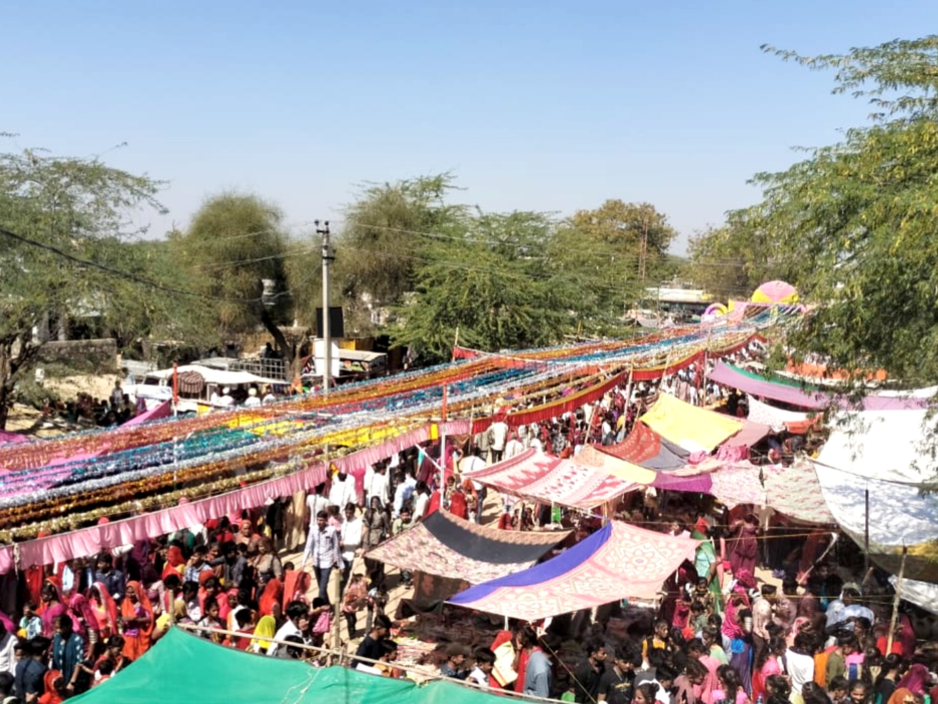 Thousands of devotees gathered in Sevda village of Raniwada, police ...
