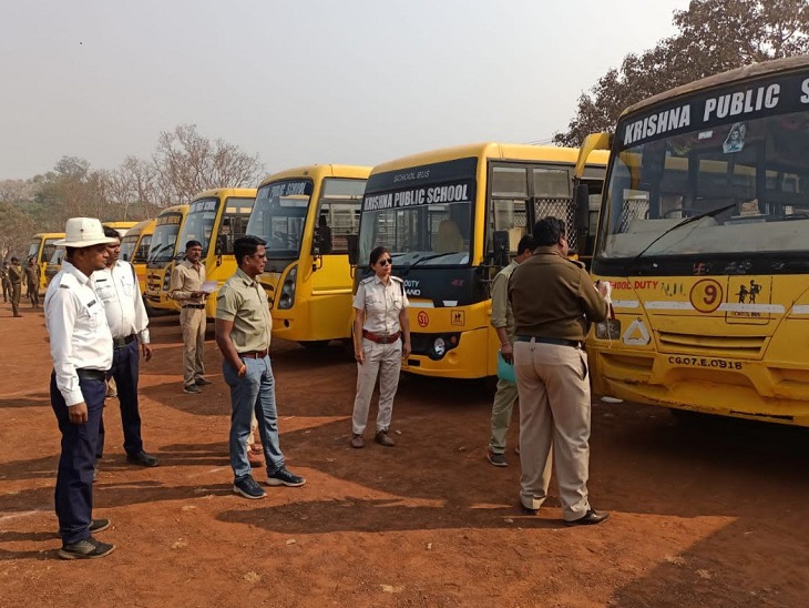 School buses of DPS and APS were running keeping the rules and ...