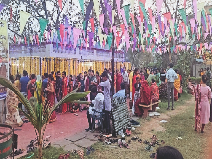 More than 35 thousand devotees arrived in Bhandara, the crowd remained ...