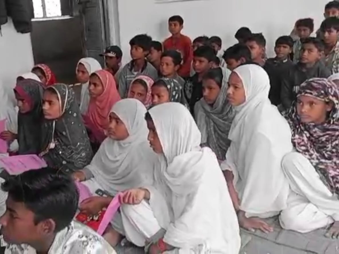 Awareness campaign launched in two madrassas, information given to children