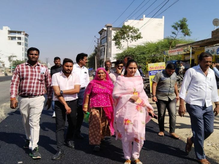 20 February 2023 New village road construction work started in Pali ...